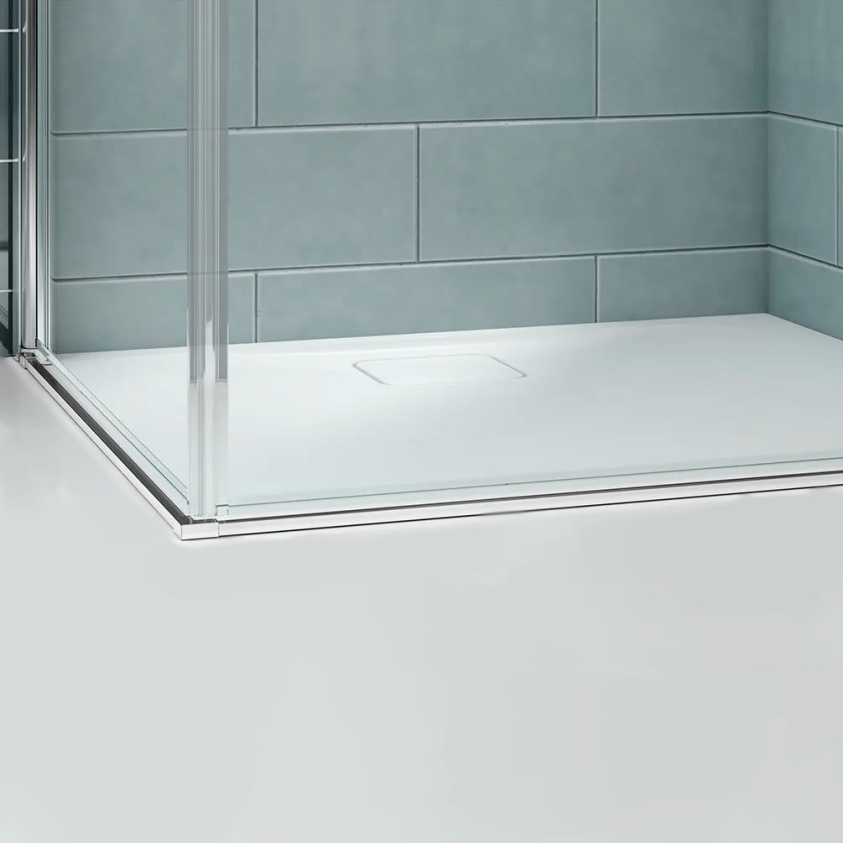 Merlyn 8 Frameless 1000 Pivot Door & Inline Panel | Sanctuary Bathrooms