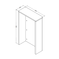 Crosswater White Gloss WC Unit | Sanctuary Bathrooms