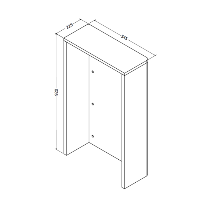 Crosswater White Gloss WC Unit | Sanctuary Bathrooms