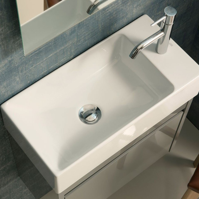 GSI Kube X 40 x 23 Wall Mounted Basin | Sanctuary Bathrooms