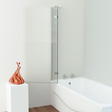 Kudos Inspire 2 Panel Out Swing Bath Screen | 950mm Bath Screen ...