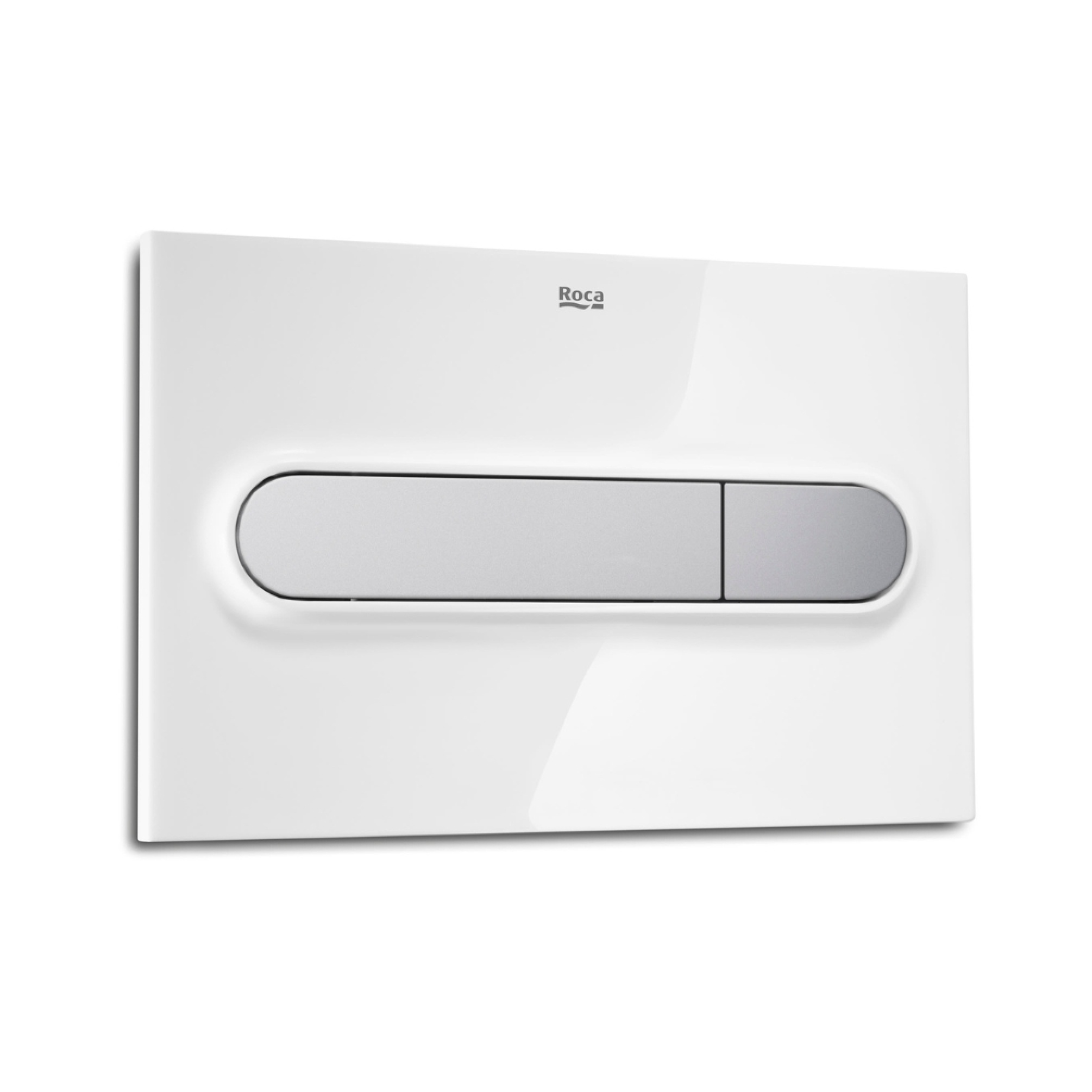 Roca Duplo One PL1 Polished Stainless Steel Dual Flush Plate