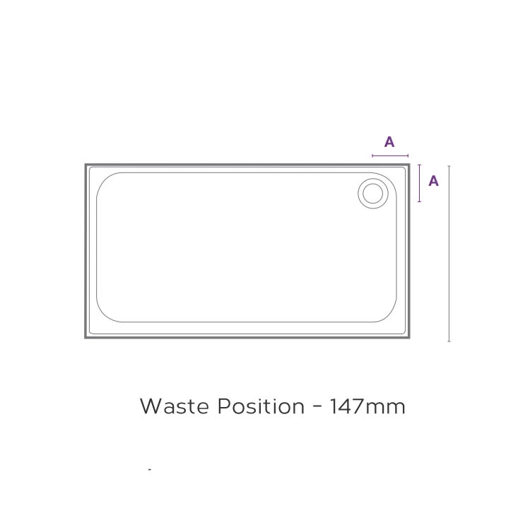 Merlyn Mstone 1200 x 760mm Rectangular Shower Tray & Waste | Sanctuary ...
