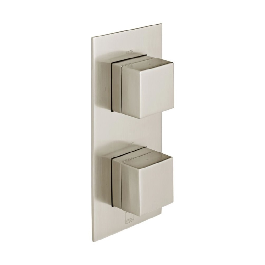 Vado Individual Square Nickel Single Shower Valve | Sanctuary Bathrooms