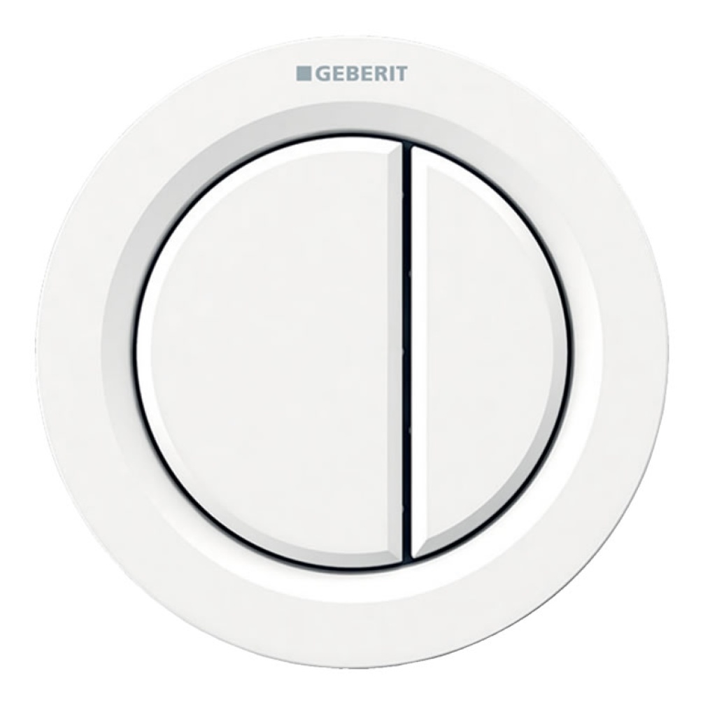 Geberit Type 01 White Dual Flush Button | Sanctuary Bathrooms
