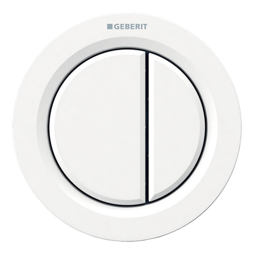 Geberit Type 01 White Dual Flush Button | Sanctuary Bathrooms