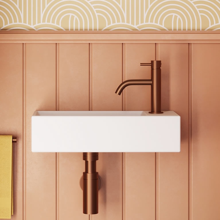 Crosswater MPRO Brushed Bronze Basin Monobloc - PRO110DNBZ | Sanctuary ...