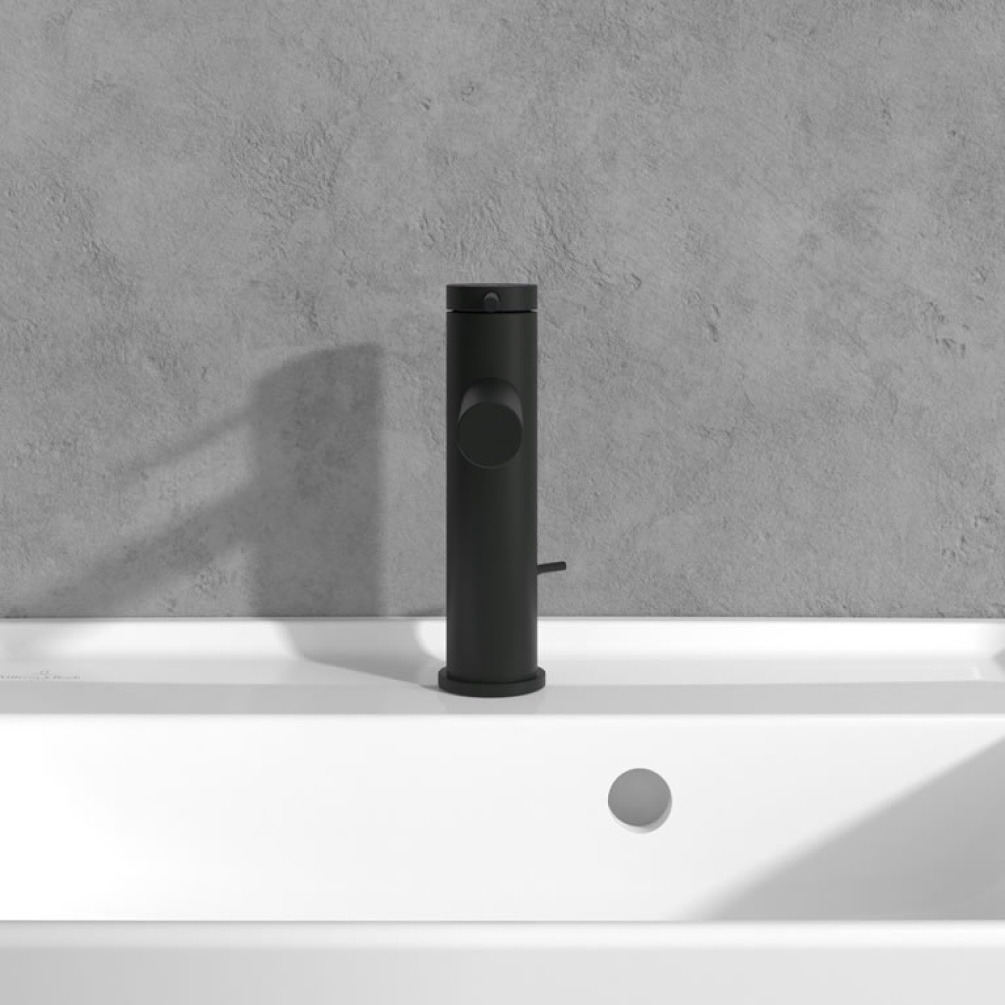 Villeroy & Boch Loop & Friends Black Basin Mixer | Sanctuary Bathrooms