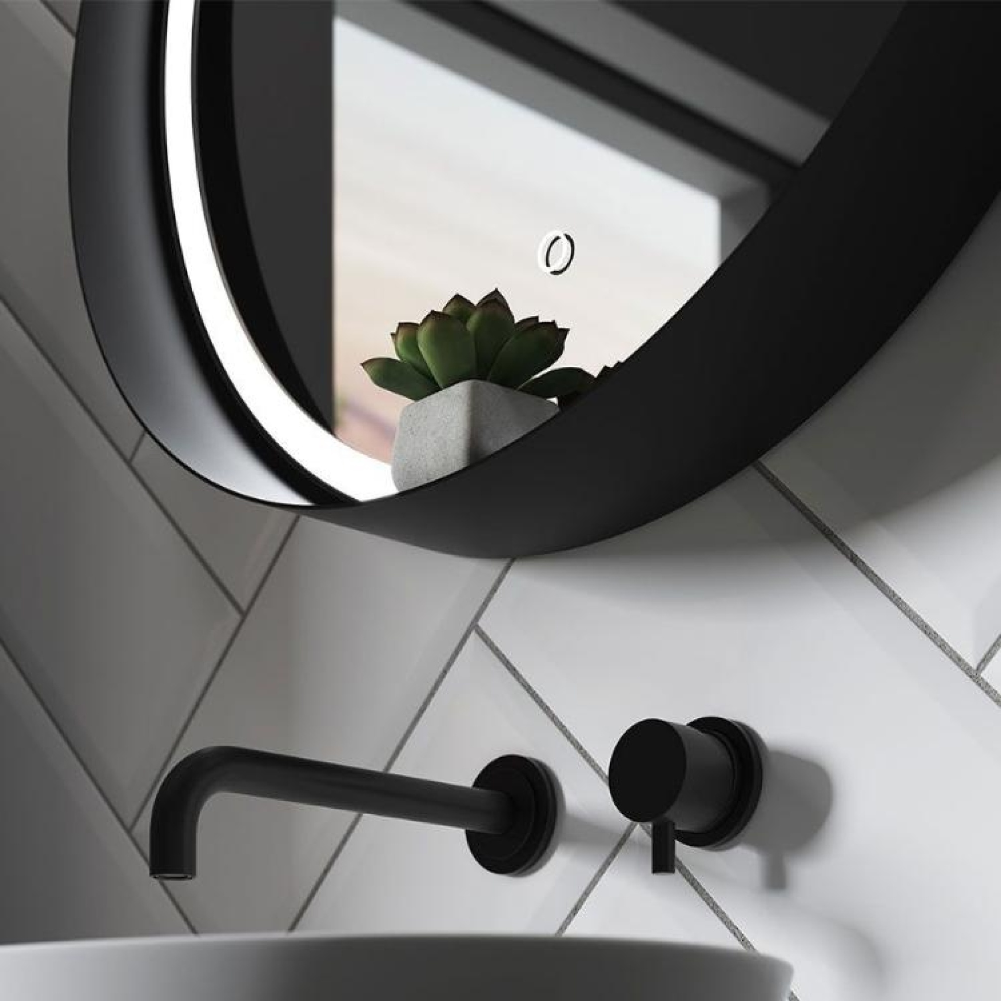 Sensio Dawn TrioTone Round LED Mirror | Sanctuary Bathrooms