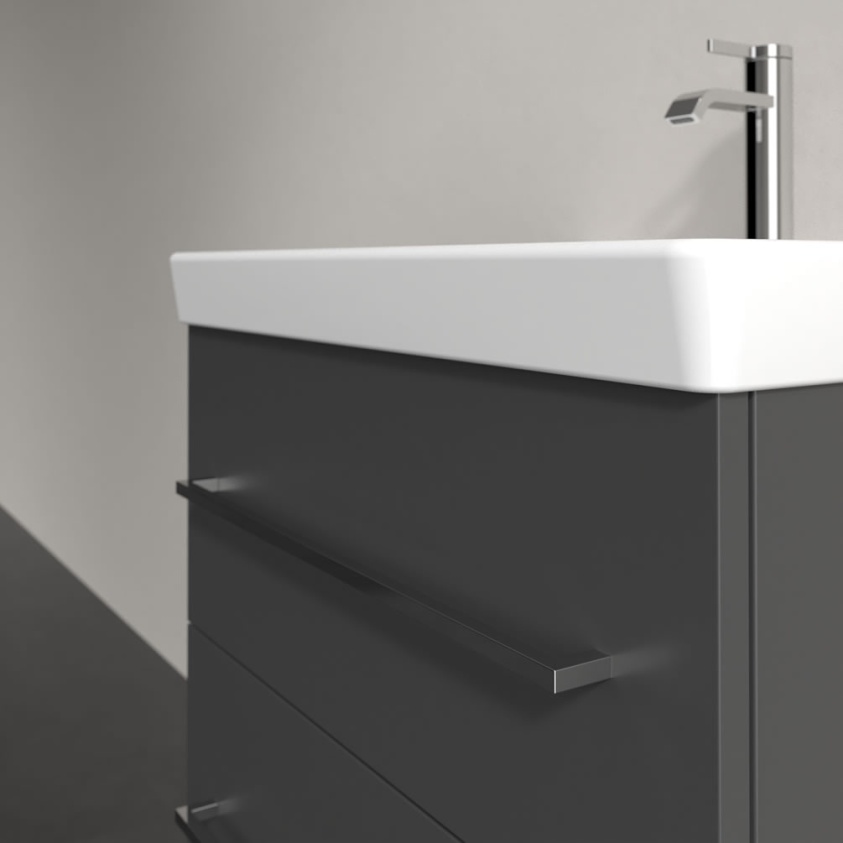 V&B Avento Graphite 600 Wall-Hung Basin Unit | Sanctuary Bathrooms