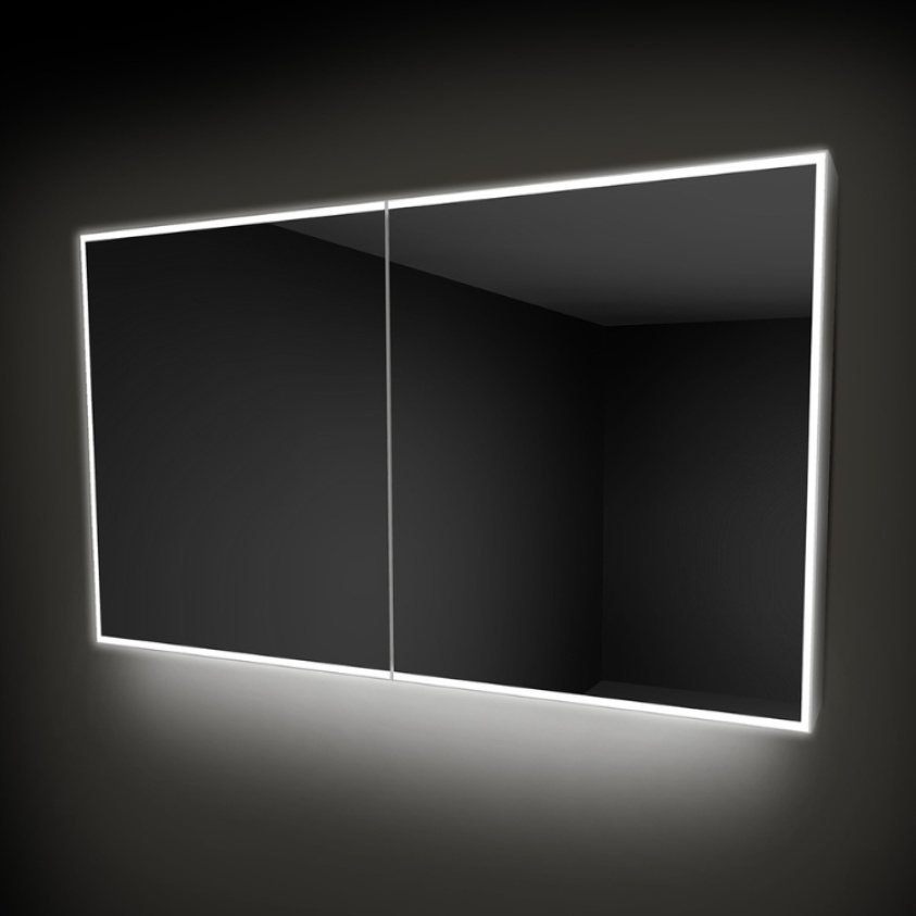 hib. Exos 1200mm LED Mirror Cabinet | Sanctuary Bathrooms