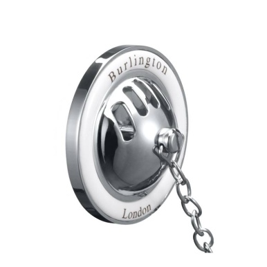 Burlington Chrome Bath Plug and Chain Waste | Sanctuary