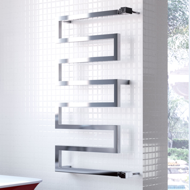 Radox Serpentine 500mm Chrome Radiator | Sanctuary Bathrooms