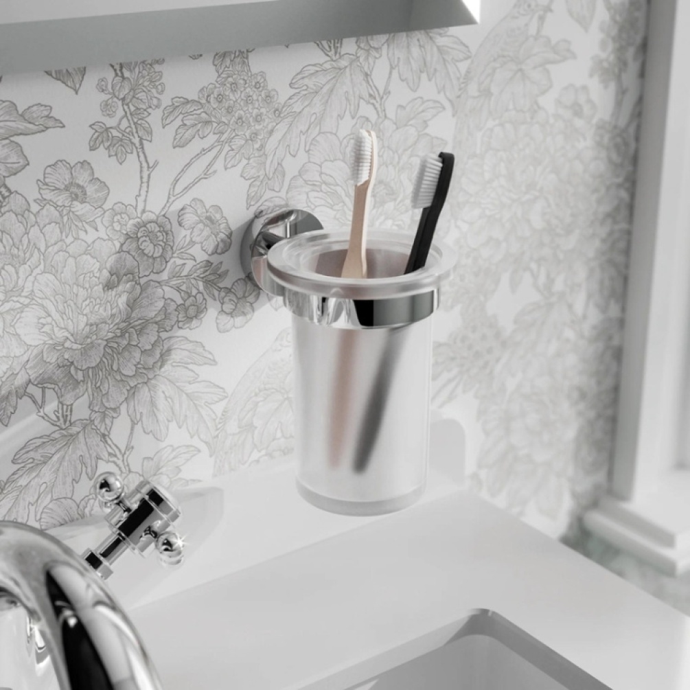 hib. Nano Chrome Tumbler Holder | Sanctuary Bathrooms