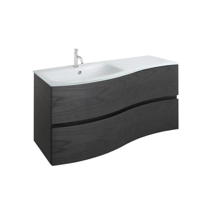 Crosswater Svelte Grey Ash Vanity Unit & Basin | Sanctuary Bathrooms