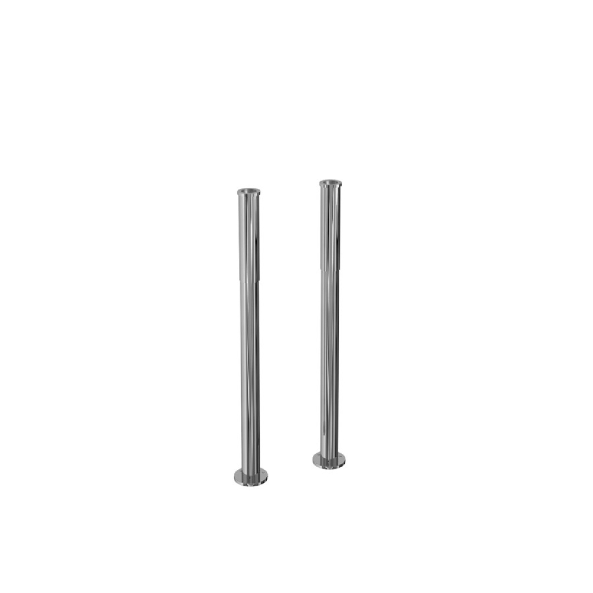 Burlington Chrome Decorative Shrouds | Sanctuary Bathrooms
