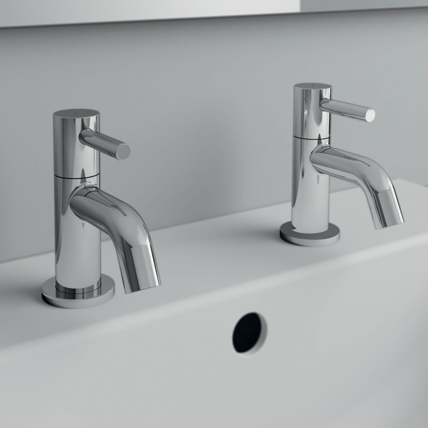 Ideal Standard Ceraline Basin Pillar Taps | Sanctuary Bathrooms