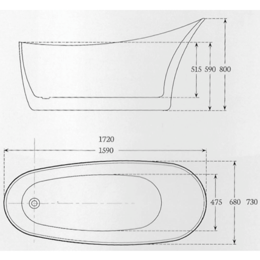 Charlotte Edwards Portobello 1720mm Freestanding Bath | Sanctuary Bathrooms