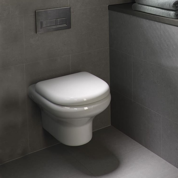 Rak Compact Wall Hung WC & Soft Close Seat | Sanctuary Bathrooms