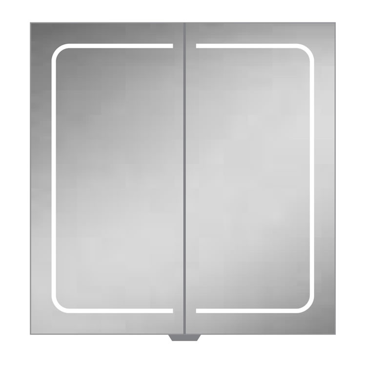 HIB Vapor 80 LED Aluminium Cabinet | Sanctuary Bathrooms