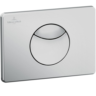Villeroy & Boch ViConnect Brushed Chrome E100/100S Flush Plate ...