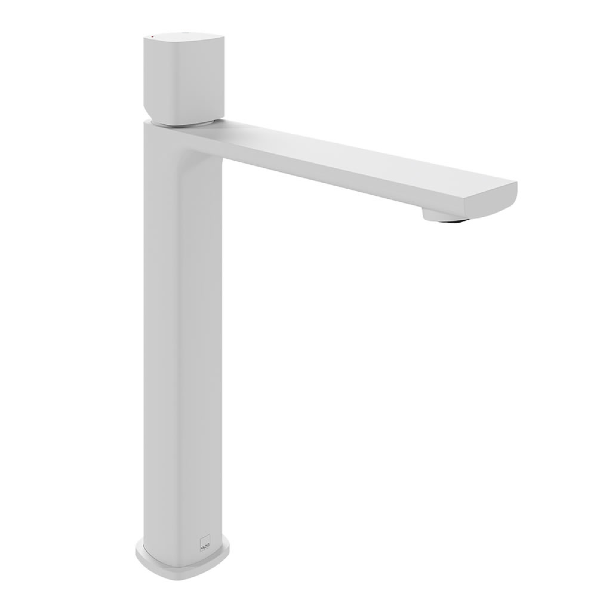 Vado Cameo Leverless Matt White Extended Mono Basin Mixer | Sanctuary ...