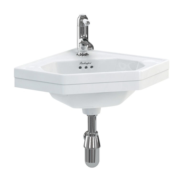 Burlington Corner Cloakroom Basin | Sanctuary Bathrooms