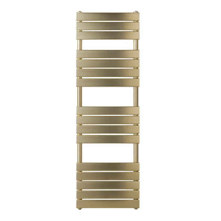 JTP Hix Brushed Brass Radiator | Sanctuary Bathrooms