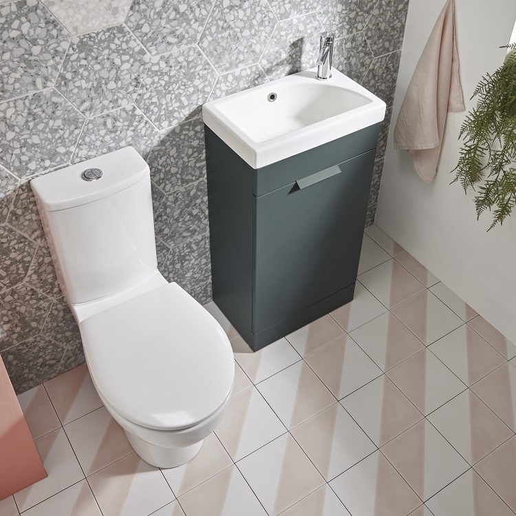 Roper Rhodes 450mm Juniper Green Freestanding Unit | Sanctuary Bathrooms