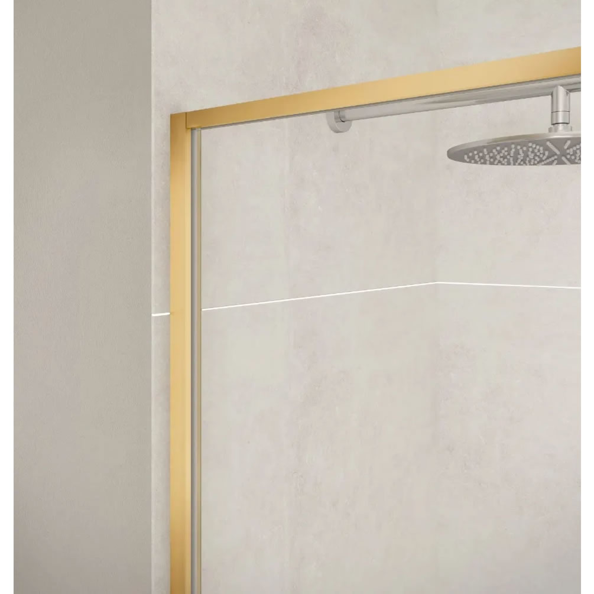 Merlyn MB14 Bronze Framed Fixed Bath Screen | Sanctuary