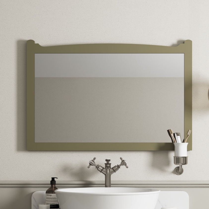 Burlington Guild Carlyle Green 850 x 570mm Mirror | Sanctuary