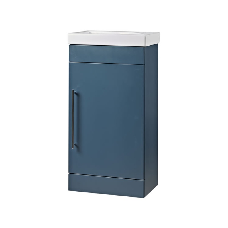 Roper Rhodes Esta Derwent Blue Unit & Basin | Sanctuary Bathrooms