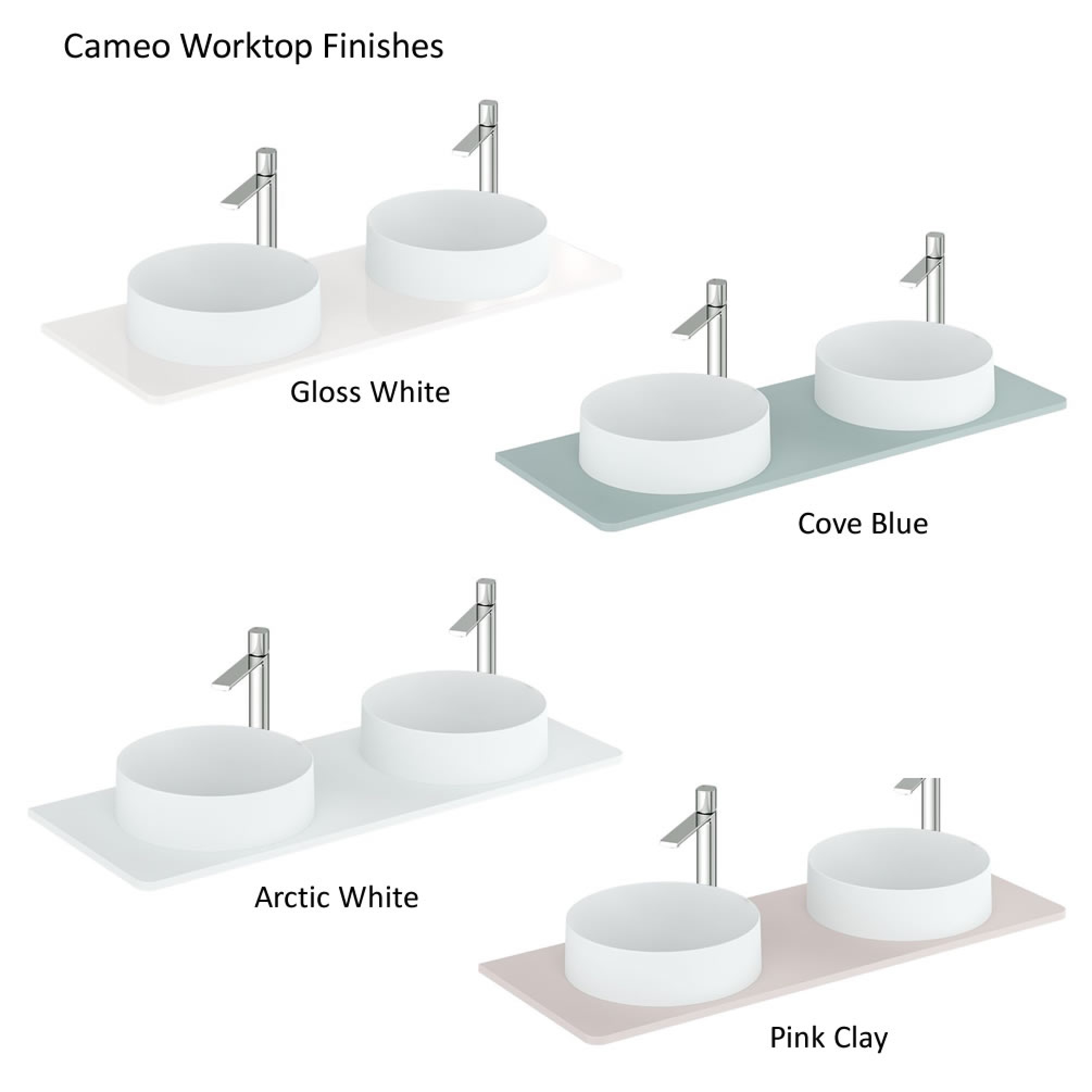 Vado Cameo 1200mm Natural Oak Wall Hung 4 Drawer Vanity Unit, Worktop ...