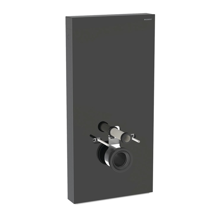 Geberit Monolith Black Glass Wall-Hung Toilet Frame | Sanctuary
