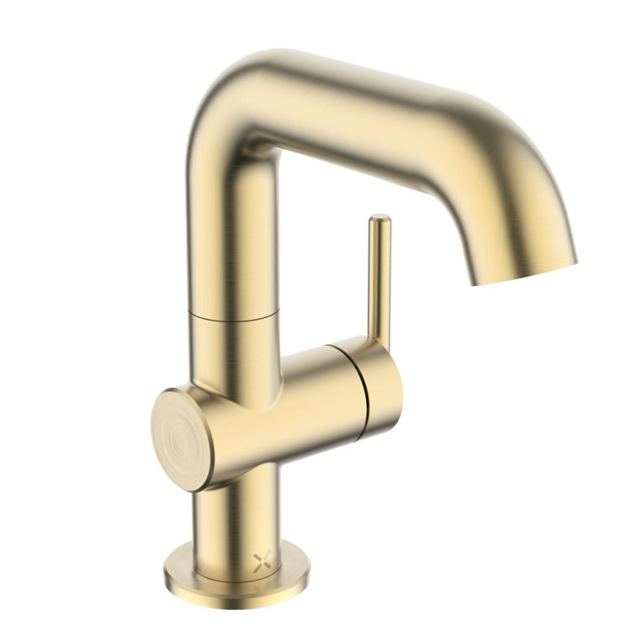Crosswater 3ONE6 Lever Brass Basin Mixer With Swivel Spout