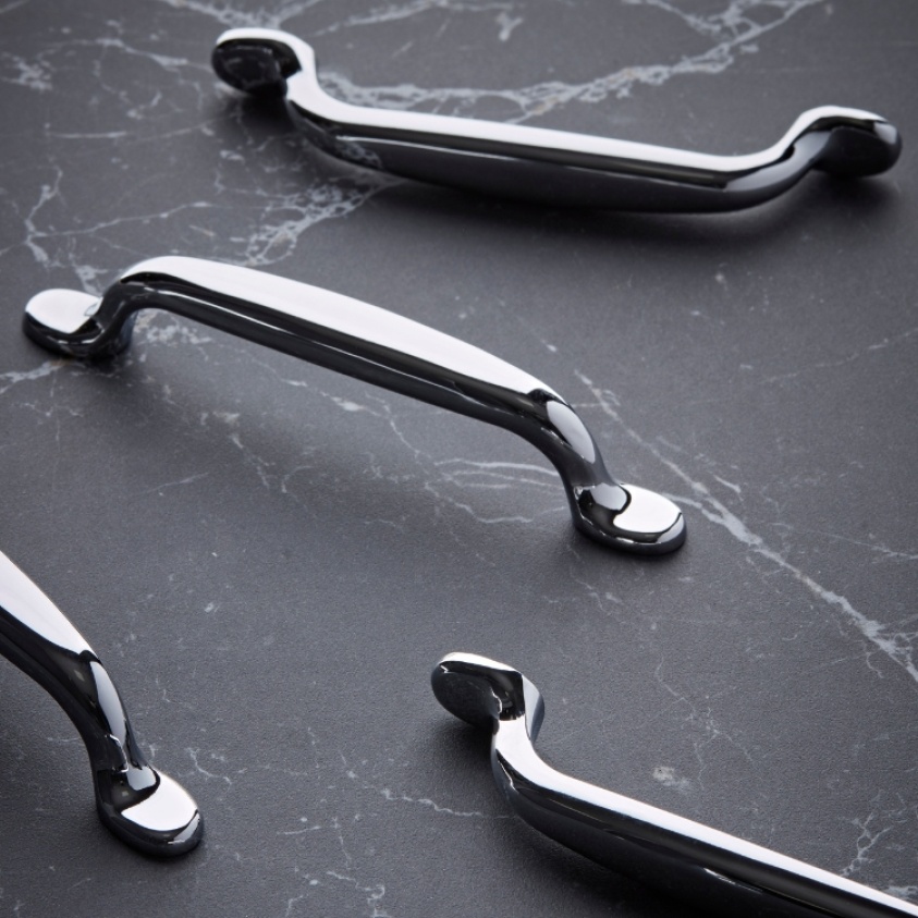 Roper Rhodes Chrome Pull Handle 96mm Centre | Sanctuary Bathrooms