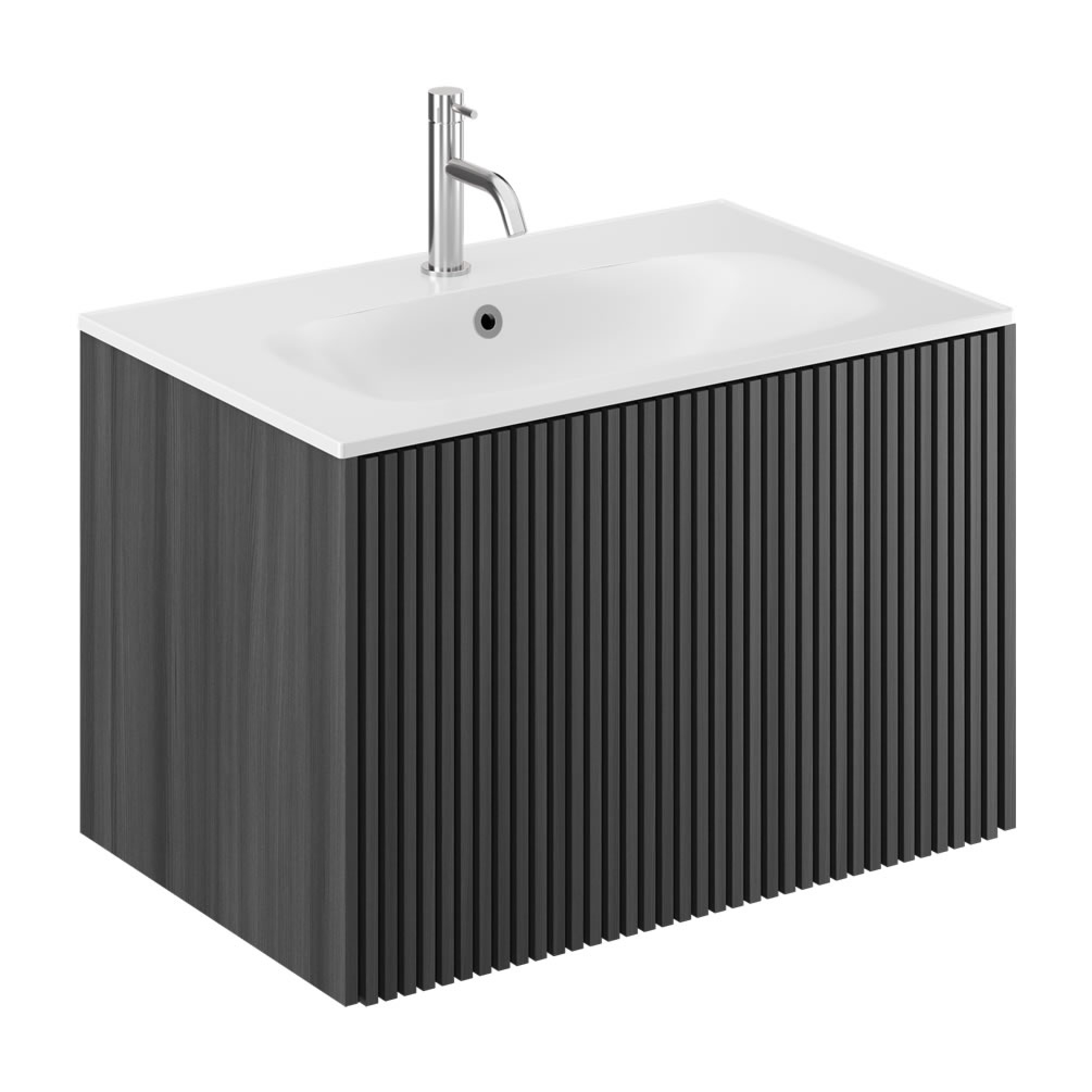 Crosswater Limit 700mm Steelwood Vanity Unit & Basin | Sanctuary Bathrooms