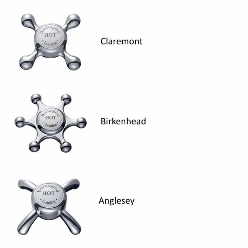 Burlington Eden Exposed Shower Bar Riser & Handset