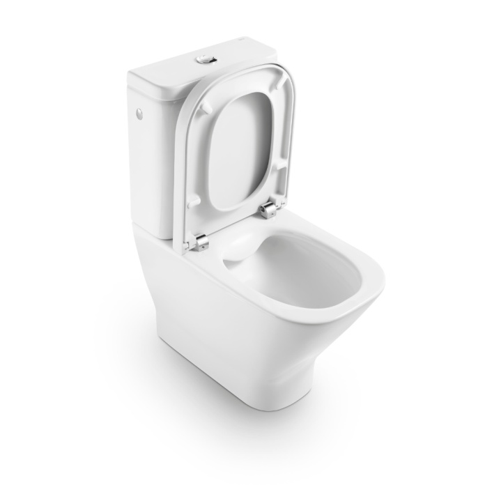 Roca Square Close Coupled Back to Wall Compact Toilet