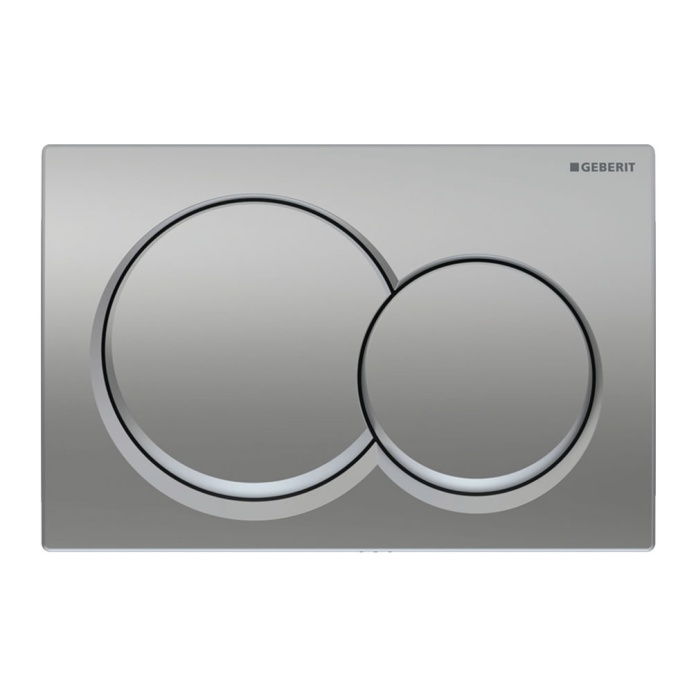Geberit Alpha01 Round Matt Chrome Flush Plate | Sanctuary