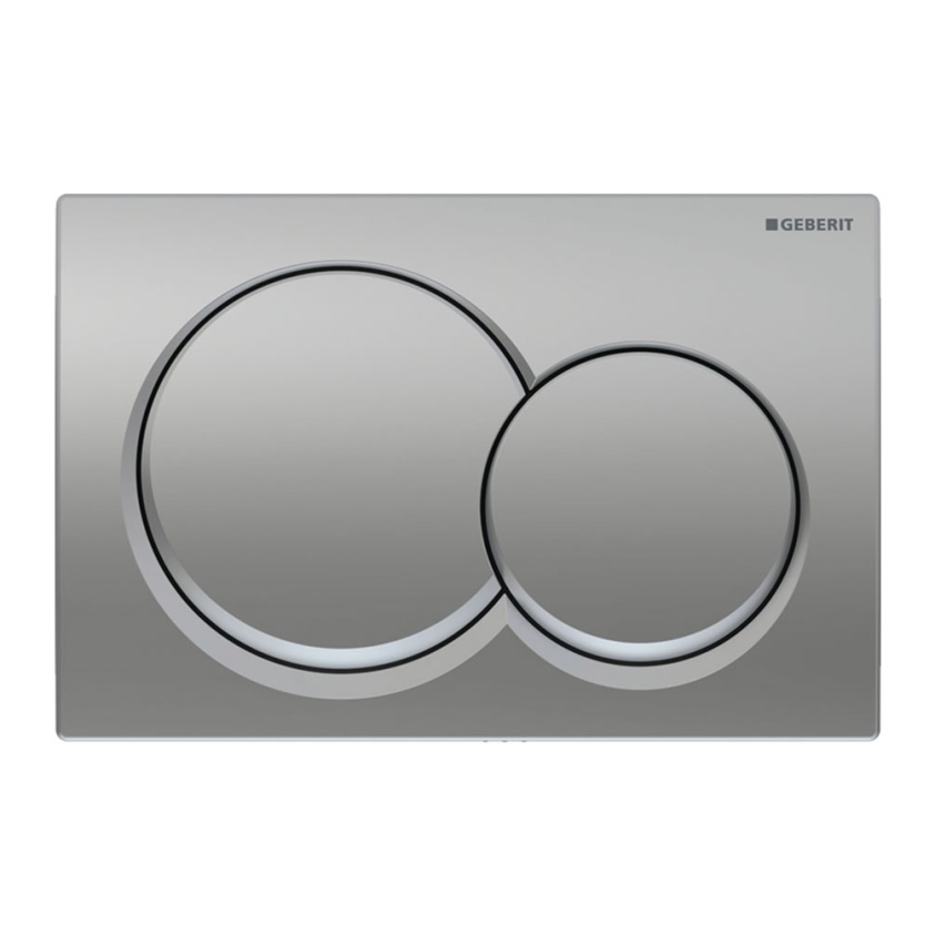 Geberit Alpha01 Round Matt Chrome Flush Plate | Sanctuary