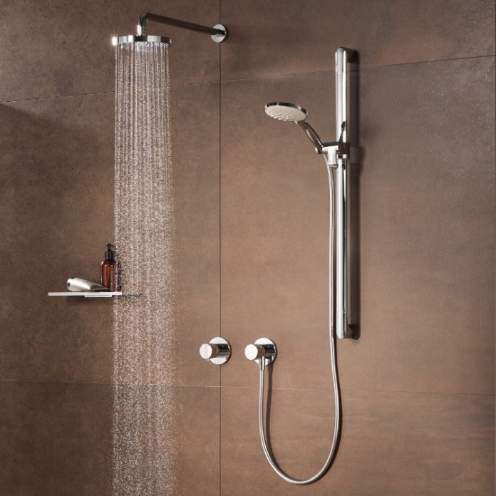 Keuco IXMO Round Shower Set with Rail | Sanctuary Bathrooms