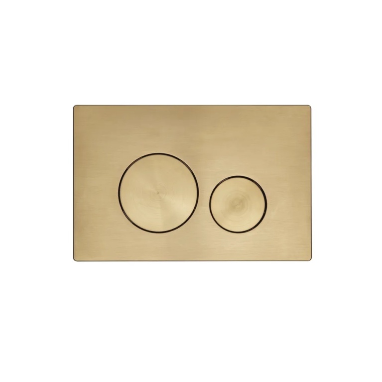Roper Rhodes Rondo Brass Dual Flush Push Plate | Sanctuary