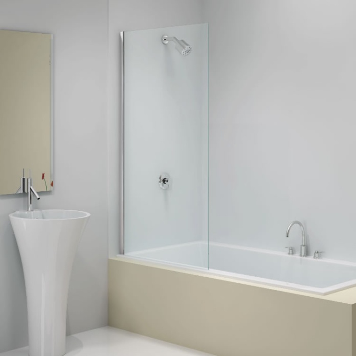 Merlyn MB0 Fixed Square Bath Screen | Sanctuary Bathrooms