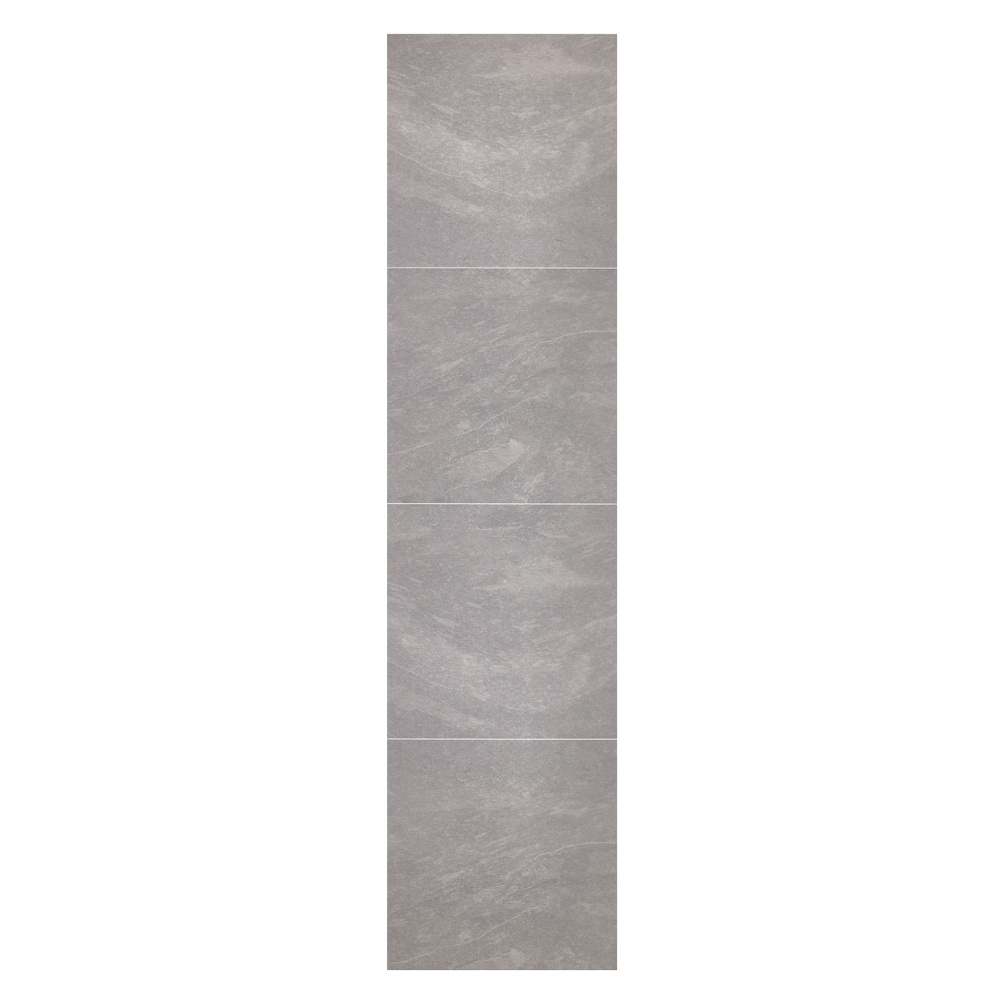 Showerwall Natural Slate 600mm Square Tile Effect Wall Panel