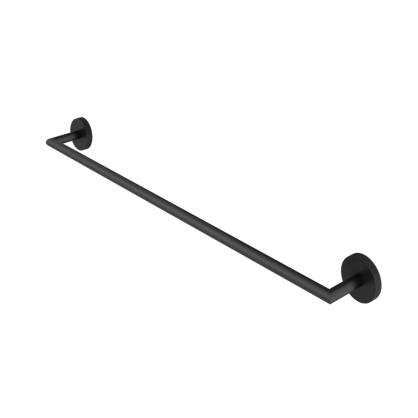 Abacus Iso Pro Matt Black Single Towel Rail | Sanctuary