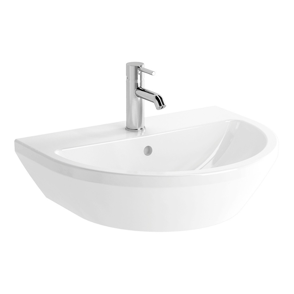 VitrA Integra Round 600mm x 470mm Pedestal Basin | Sanctuary