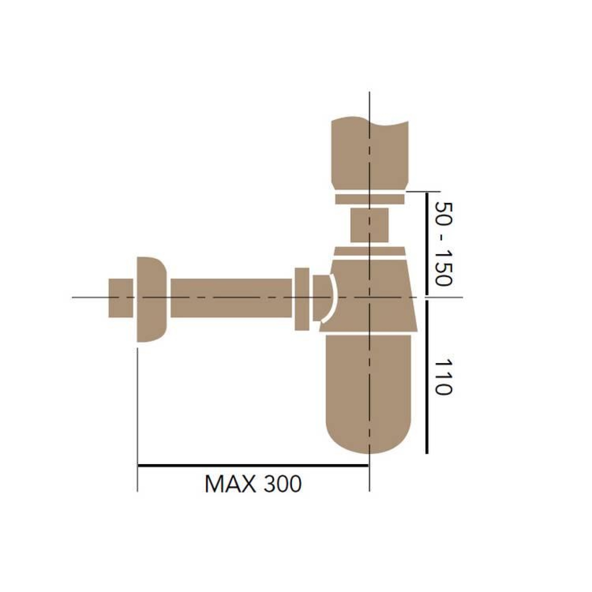 Heritage Traditional Vintage Gold Bottle Trap