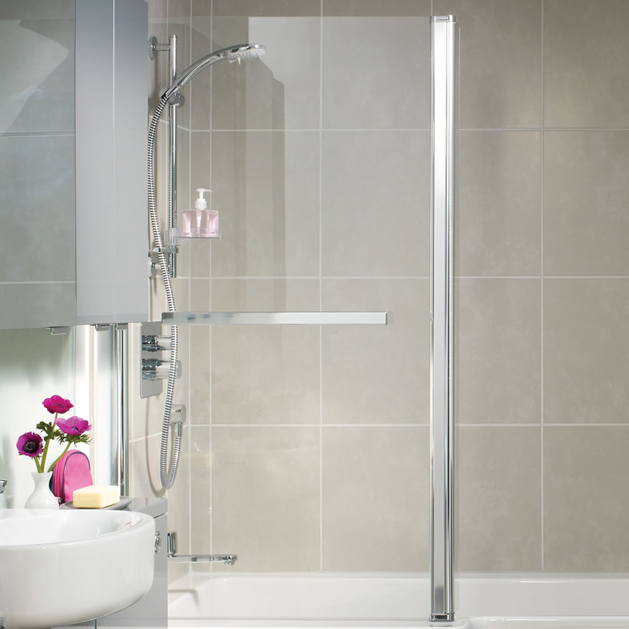 Ideal Standard Concept Square 1700x850 LH Shower Bath | Sanctuary Bathrooms
