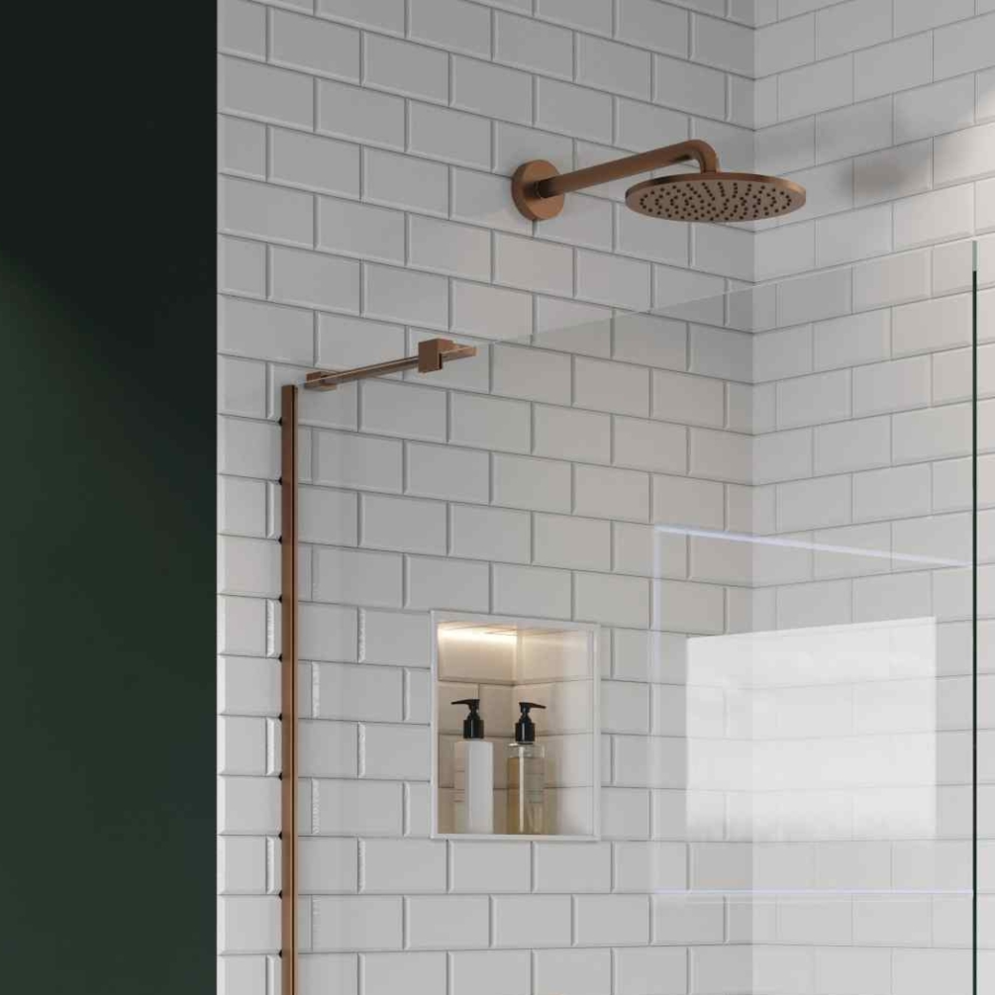 Abacus Brushed Bronze In Line Bracing Bar | Sanctuary